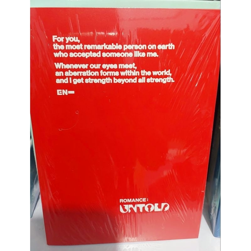 ENHYPEN ROMANCE UNTOLD ENGENE VER SEALED ALBUM | Shopee Malaysia