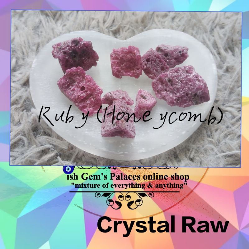 CRYSTAL RAW - Ruby (Honeycomb) | Shopee Malaysia