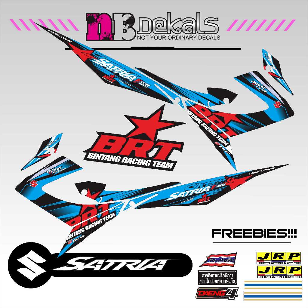 RAIDER 150 CARB BRT DESIGN DECALS | Shopee Malaysia