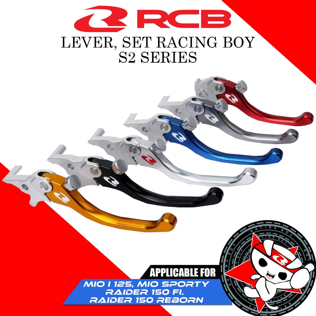 RACING BOY LEVER SET ( S2 SERIES ) FOR MIO SPORTY,MIO I 125, RAIDER ...