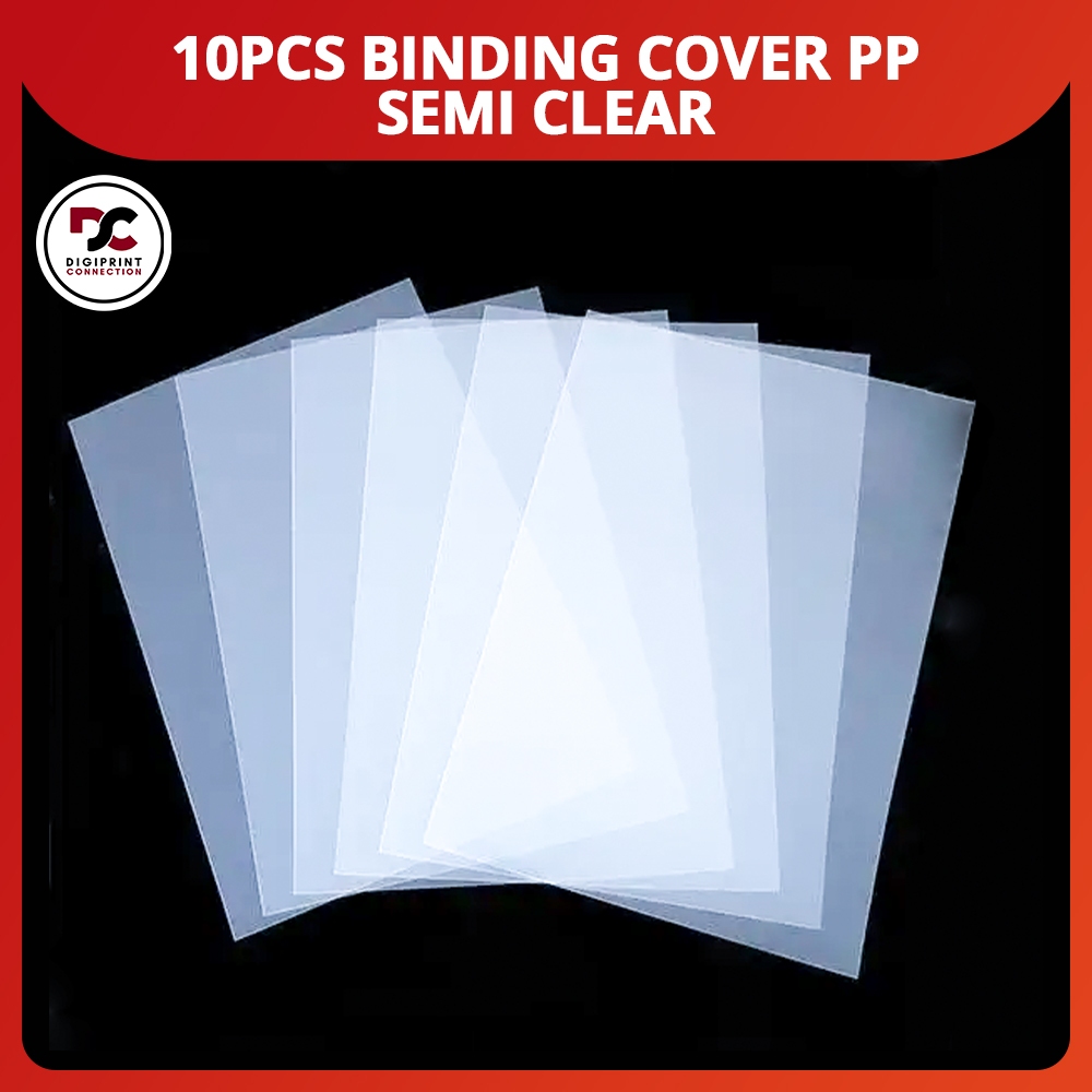 10pcs Binding Cover PP Semi Clear Colored A5 | B5 | A4 sheets Officom ... 10pcs Binding Cover PP Semi Clear Colored A5 | B5 | A4 sheets Officom ...