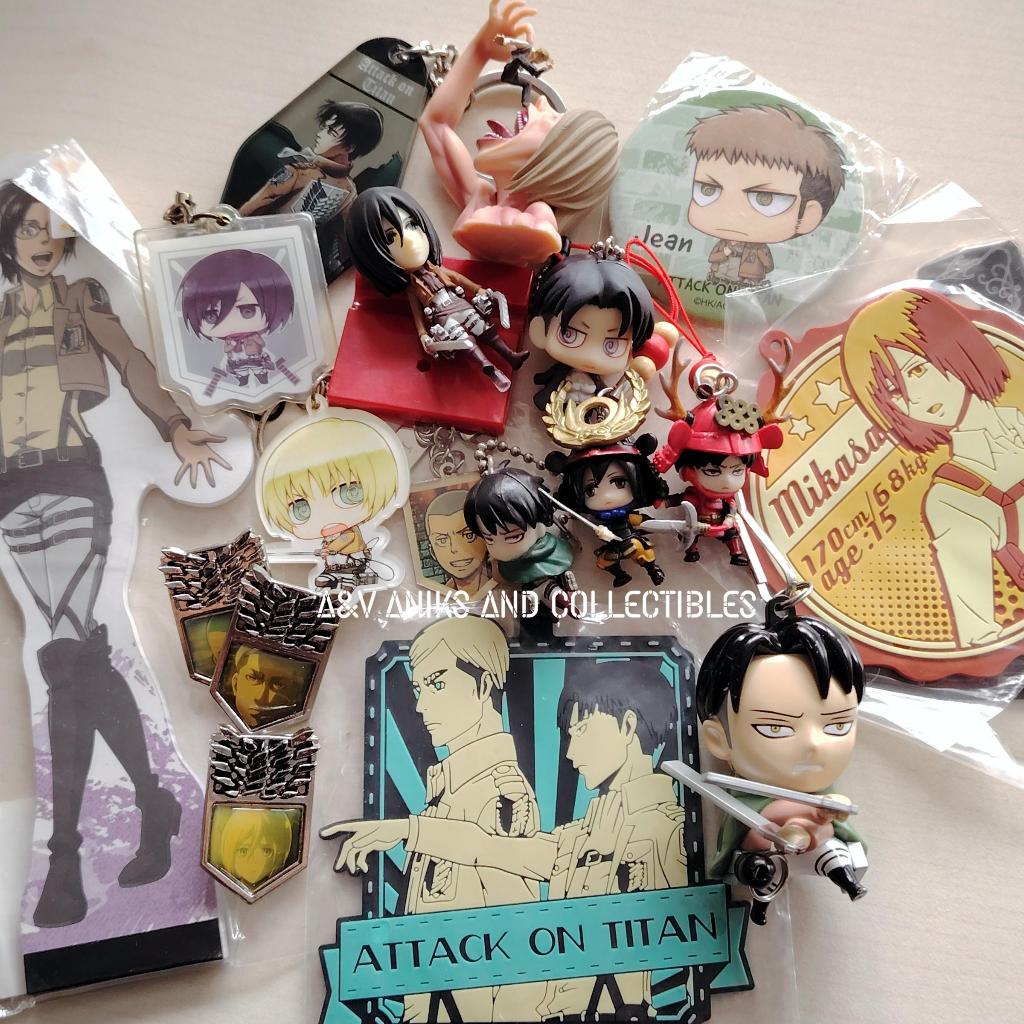 [ AUTHENTIC ] Attack on Titan AOT Assorted Merchandise + Keychains [PD9 ...