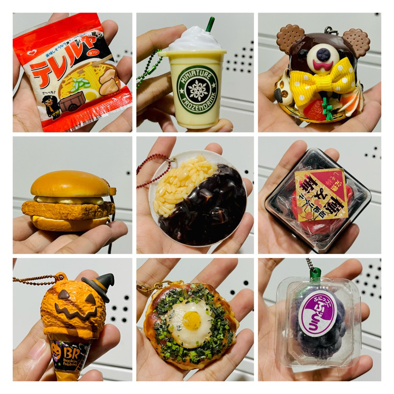 Authentic Food Keychains/Erasers/Squishies from Japan | Shopee Malaysia