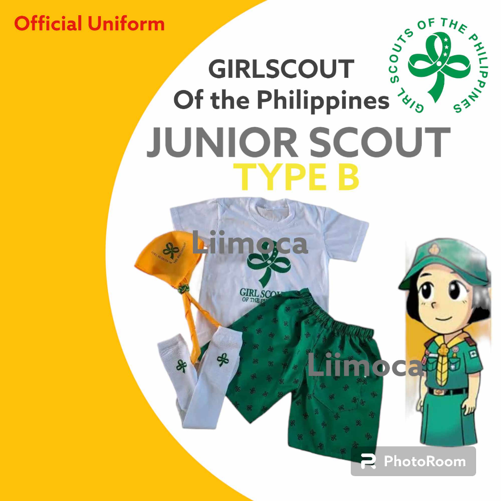 TRUE QSA'S NEW SCOUTING UNIFORM FOR GIRLS TYPE B STAR SET//CADET ...