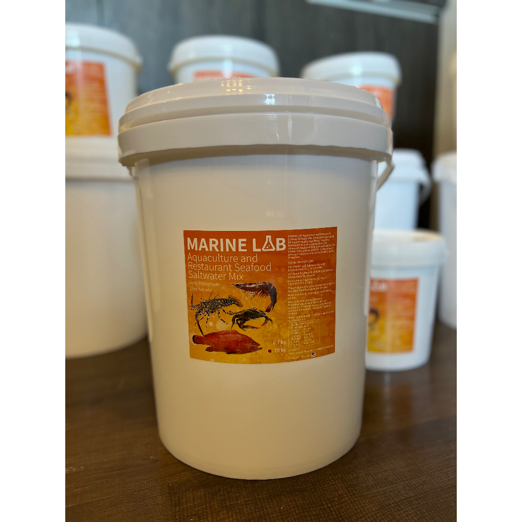 MARINE LAB Aquaculture and Restaurant Seafood Saltwater Mix 20 Kgs ...