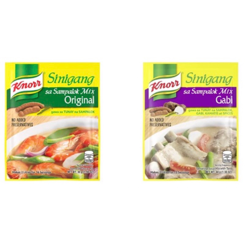 Knorr Sinigang Mix and Gabi | Shopee Malaysia