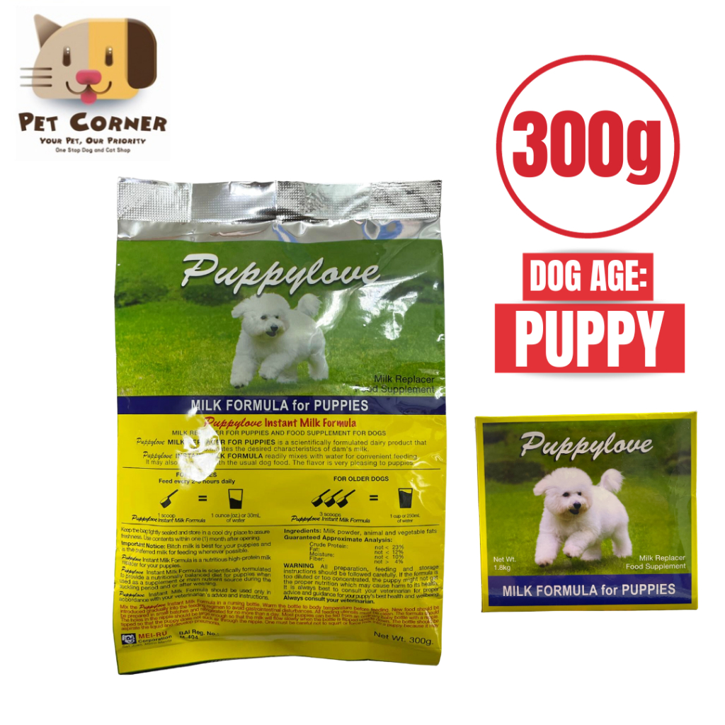 Puppy Love Milk Formula For Puppies 300g PACK | Shopee Malaysia