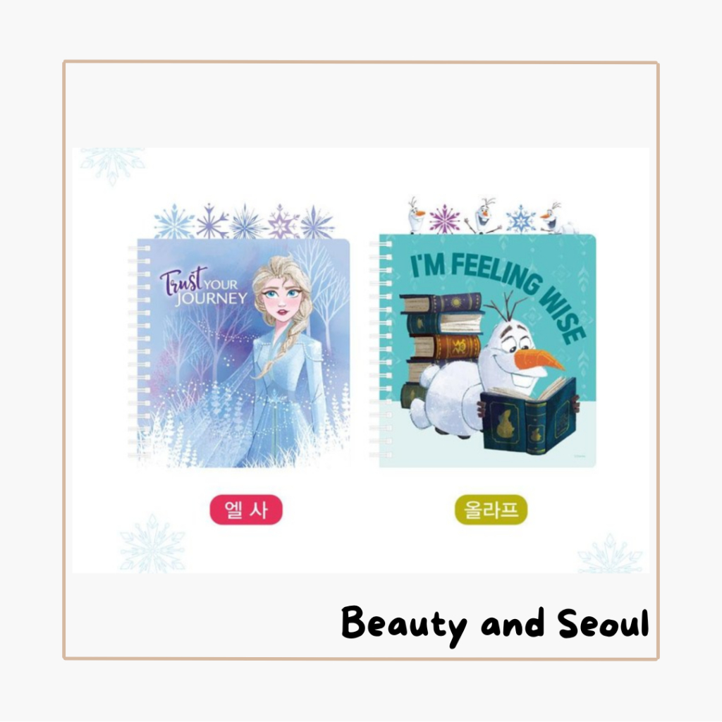 DAISO KOREA - Frozen Index Note Spring Elsa Olaf | Shopee Malaysia