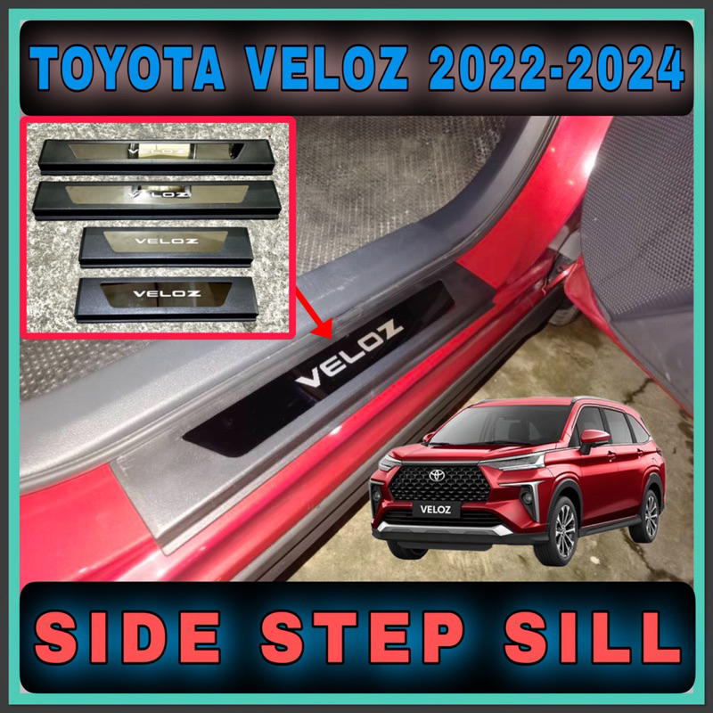 TOYOTA VELOZ 2022-2024 SIDE STEP SILL PLATE | Shopee Malaysia