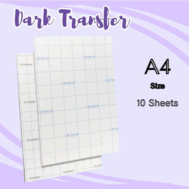 (10sheets) US Dark Transfer Paper / US Light Transfer Paper A4 Size ...