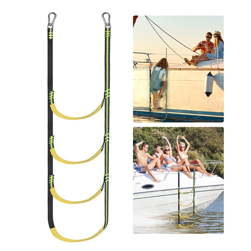 4 Step Boat Rope Ladder Boat Rope Ladder Extension,Portable Boarding ...
