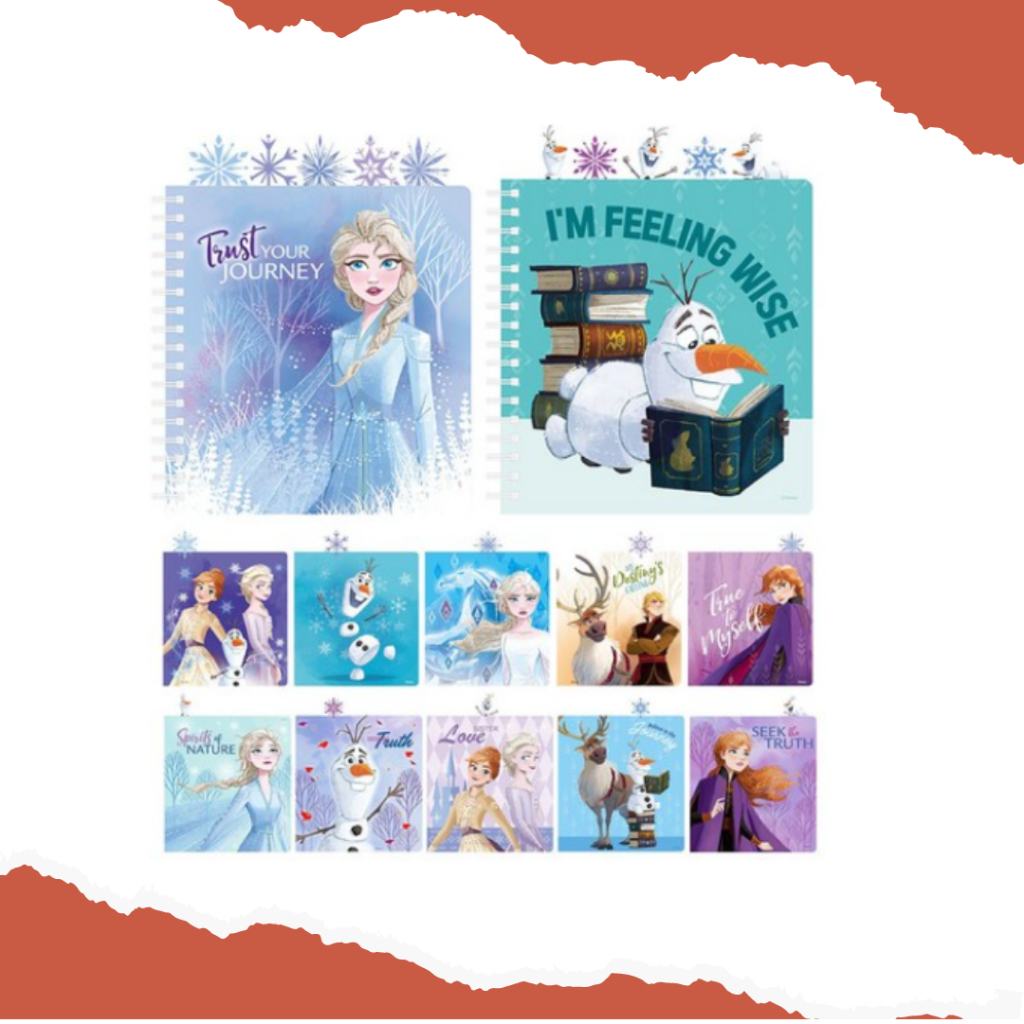 DAISO KOREA - Frozen Index Note Spring Elsa Olaf | Shopee Malaysia