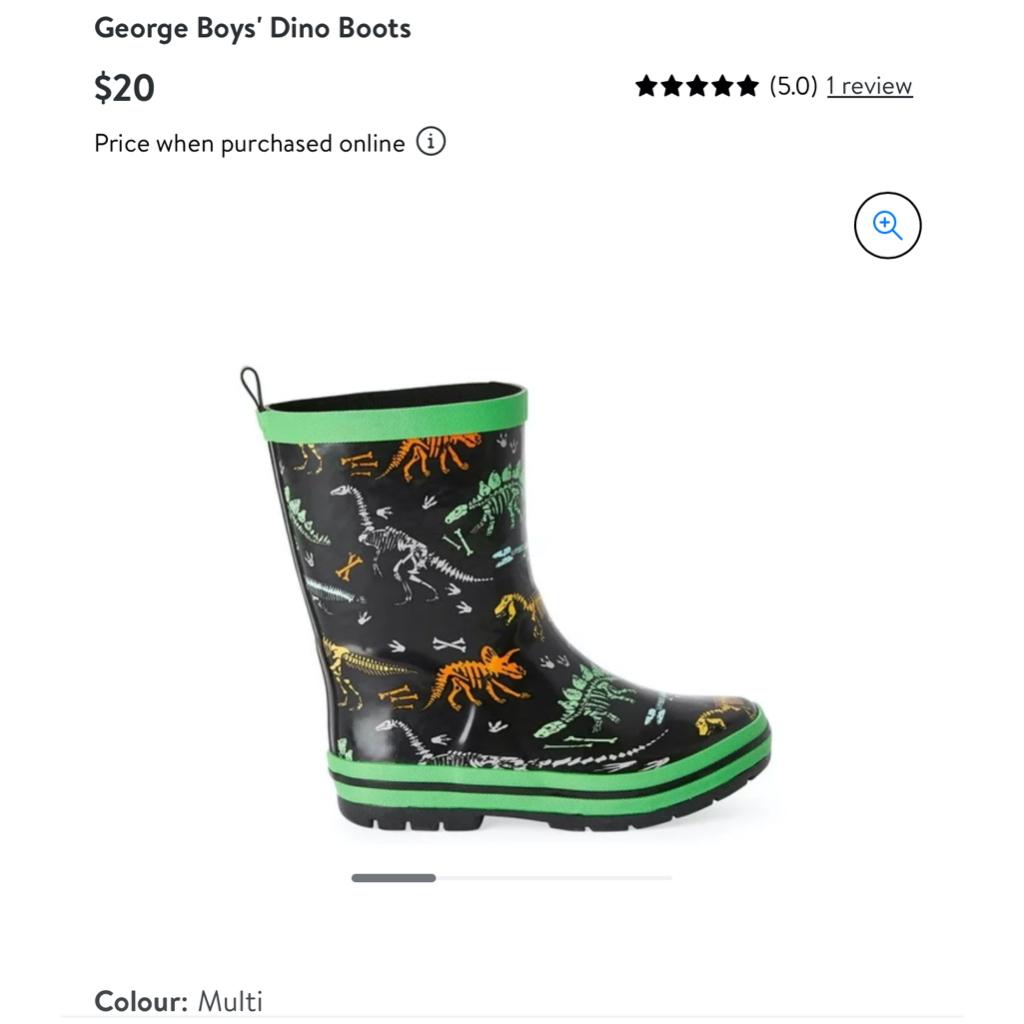 DINOSAUR RAIN BOOTS BOYS | Shopee Malaysia