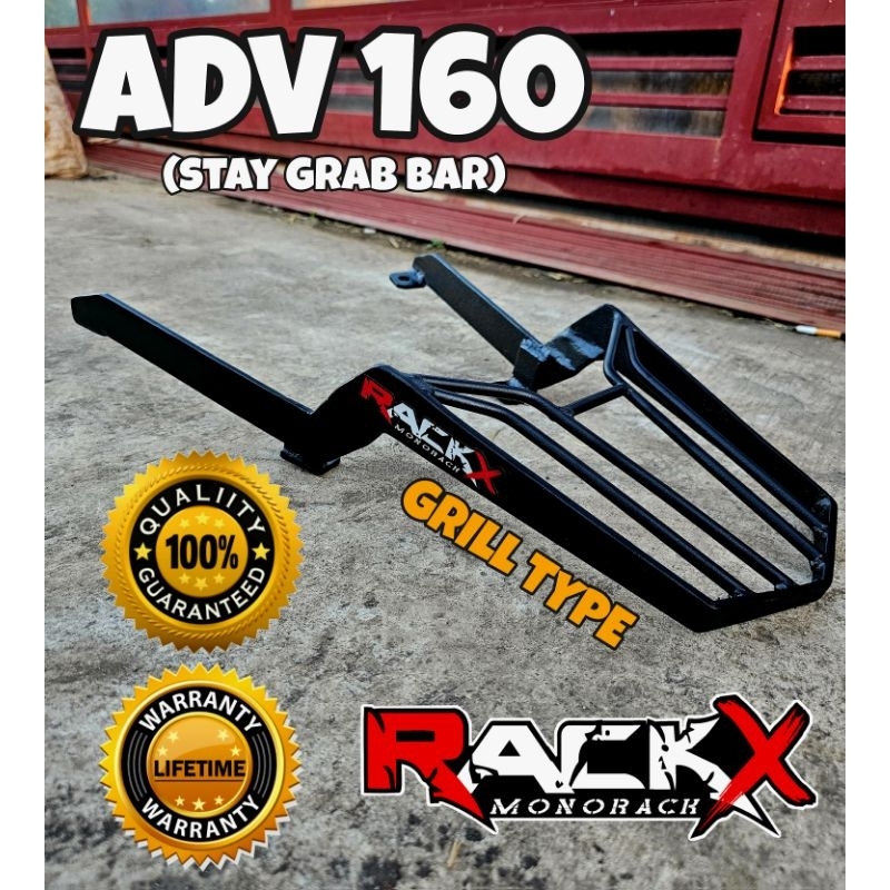 RACKX MONORACK STAY GRAB BAR CLICK, ADV, BURGMAN, M3, MIO SOUL I 125 ...