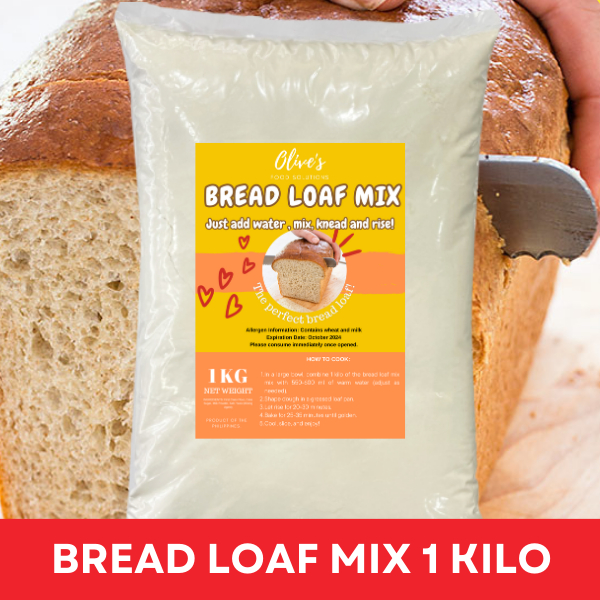 Bread Loaf Mix: Premium and Milky Bread Loaf Mix 1 Kilo | Shopee Malaysia