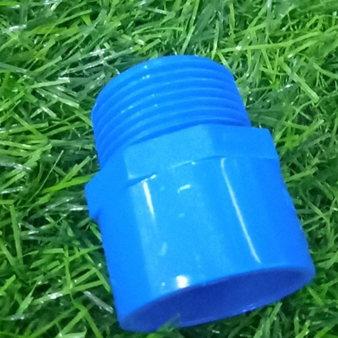 PVC blue pipe fittings waterline pipes fittings Adapter coupling 1 1/4 ...