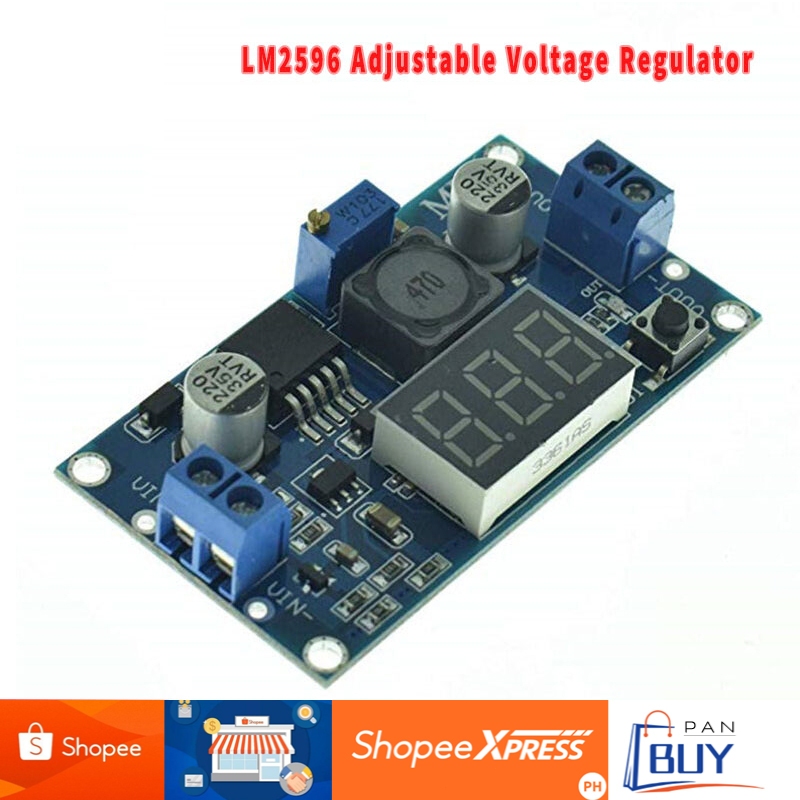 LM2596 DC-DC Buck Converter with 7 Segment Display | Shopee Malaysia