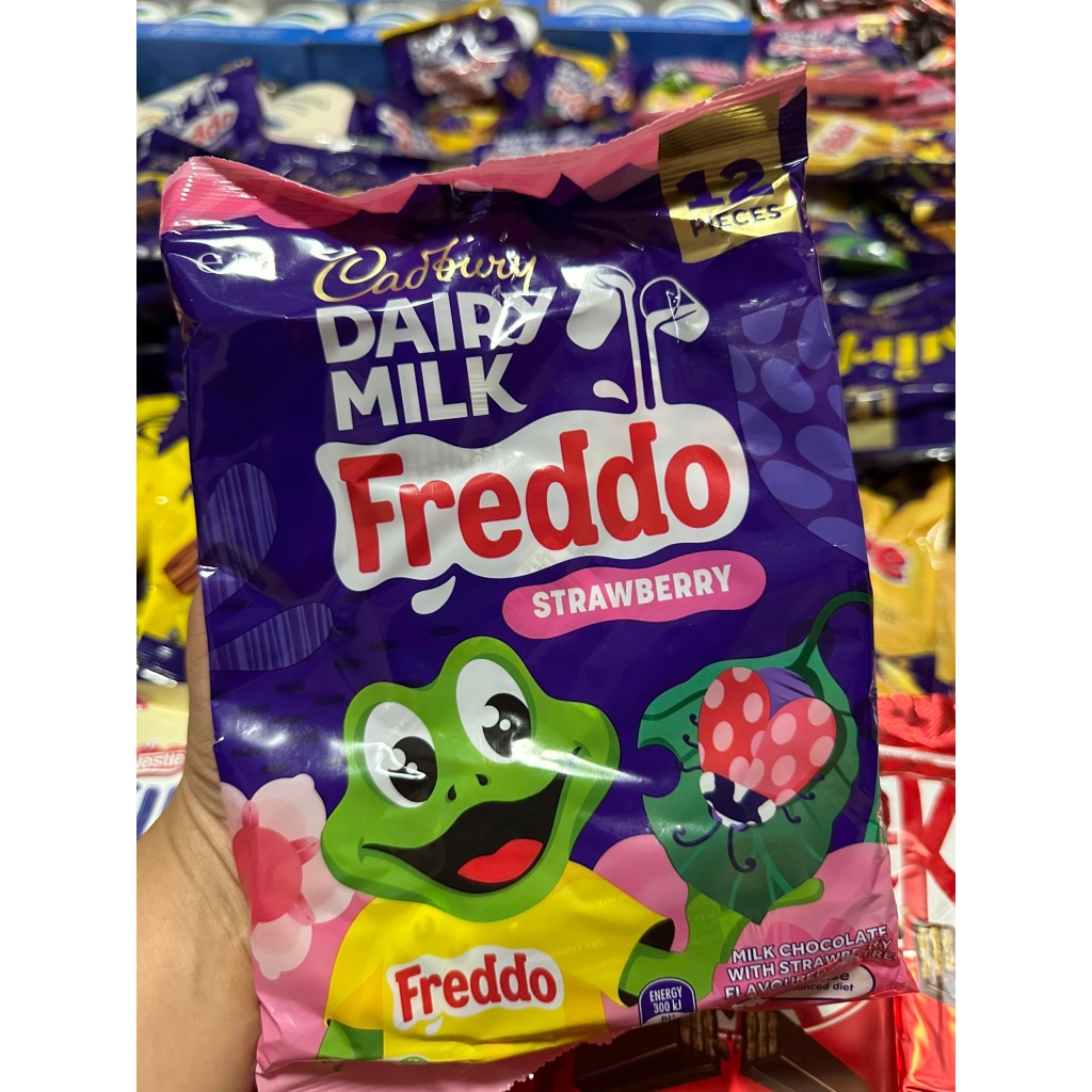 Cadbury dairy milk freddo strawberry 12 mini chocolate bars | Shopee ...