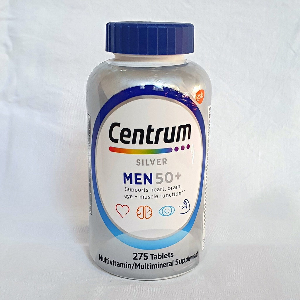 CENTRUM SILVER MEN 50+ NEW FORMULA - 275 TABLETS- FROM USA EXP JUN 2026 ...