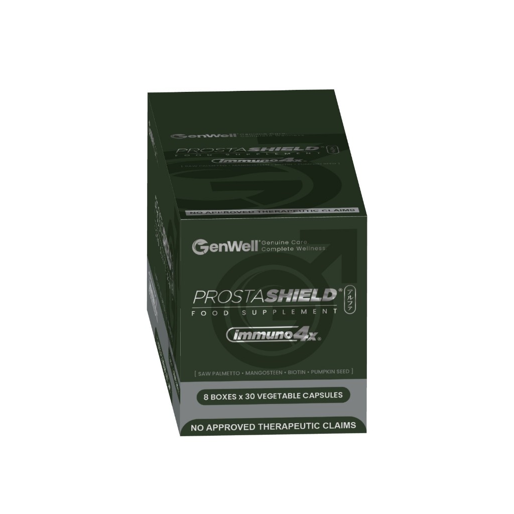 GenWell ProstaShield Saw Palmetto, Mangosteen, Biotin and Pumpkin Seed ...