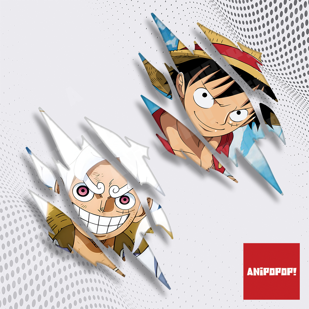One Piece Waterproof Scratch Anime Stickers for Aquaflask tumblers ...