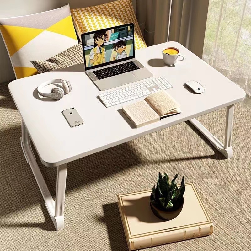 Folding Small Table Bed Table Wooden Foldable Laptop Study Table ...