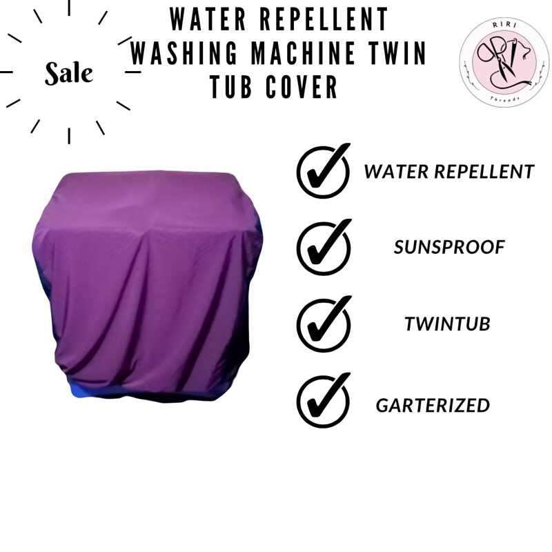 Washing machine cover TWIN TUB | Shopee Malaysia