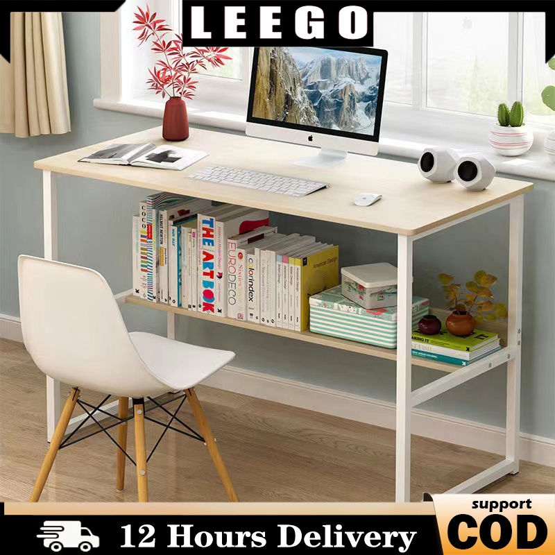80/100/120cm study Desk Solid Wood Modern Minimalist Laptop Desk Table ...