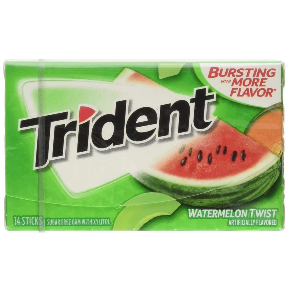 Trident Watermelon Twist Sugar Free Gum | Shopee Malaysia