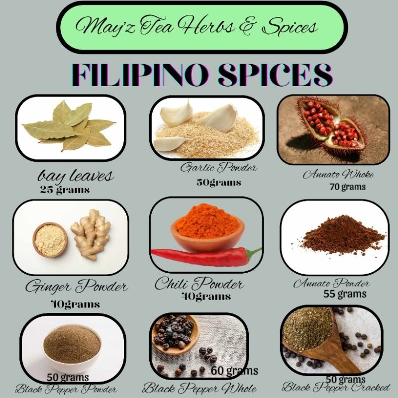 FILIPINO SPICES(GIFT BOX SET) | Shopee Malaysia