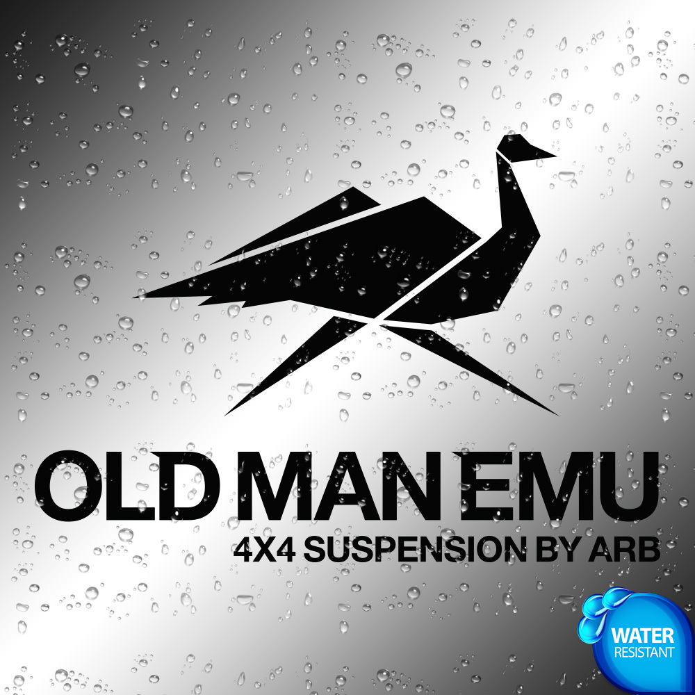Sticker | Old Man EMU ARB | All-Weather Die-cut Decals | 8 inches | 4X4 ...