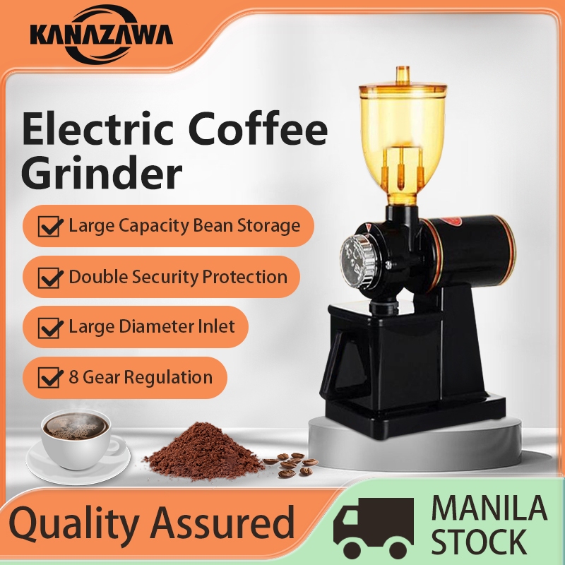 KANAZAWA Electric Coffee Grinder Bean Power Mill Capacity 250g Burr ...