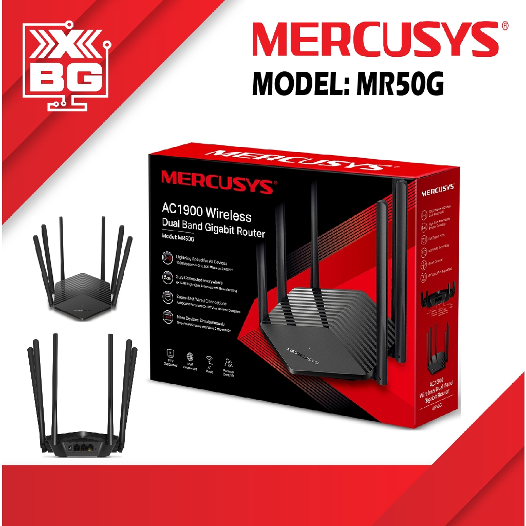 MERCUSYS MR50G AC1900 Wireless Dual Band Gigabit Router | Shopee Malaysia
