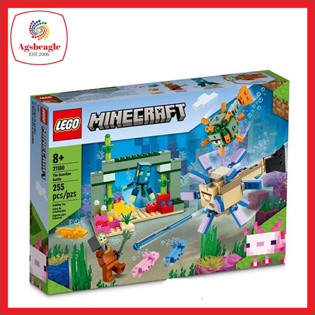 Lego Minecraft The Guardian Battle 21180 (2022) | Shopee Malaysia