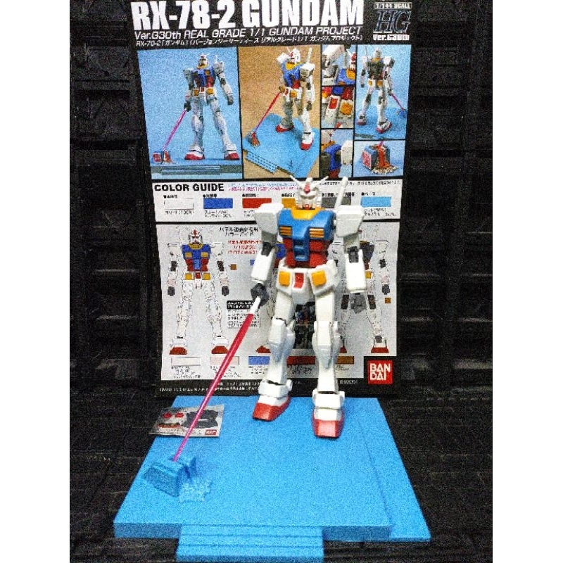 HG 1/144 RX-78-2 Gundam Ver G30th Real Grade Gundam Project Model Kit | Shopee Malaysia