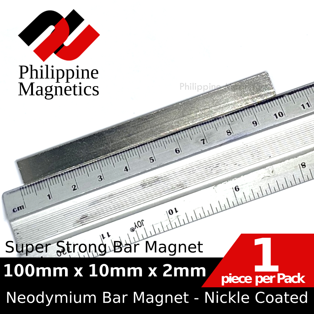 1 Pc. 100mm x 10mm x 2mm ( 100mm L x 10mm W x 2mm H ) Super Strong ...