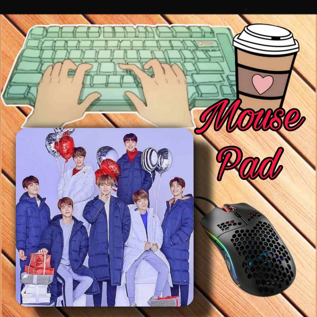 BTS GROUP MOUSE PAD (CUSTOMIZED) | Shopee Malaysia