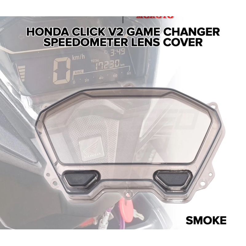 HONDA CLICK 125i 150i V2 SPEEDOMETER LENS (SMOKE) | Shopee Malaysia