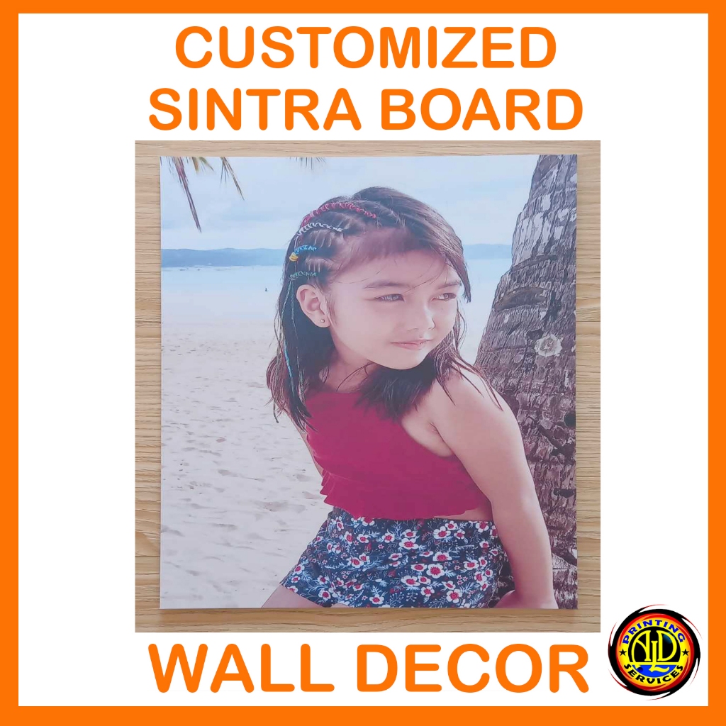 Personalized and Customized Sintra Board Wall Decoration Photo tiles A4 ...