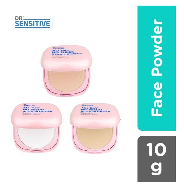 Dr. Sensitive All Day No Sebum Blur Pressed Powder 10g | Shopee Malaysia