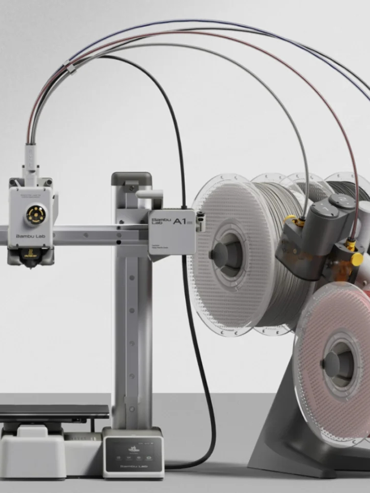 Bambu Lab A1 Mini and A1 Mini Combo series allows 4-Color AMS lite Full ...
