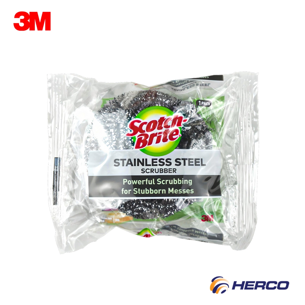 3M Scotch Brite Stainless Steel Scrubber 30g | Shopee Malaysia