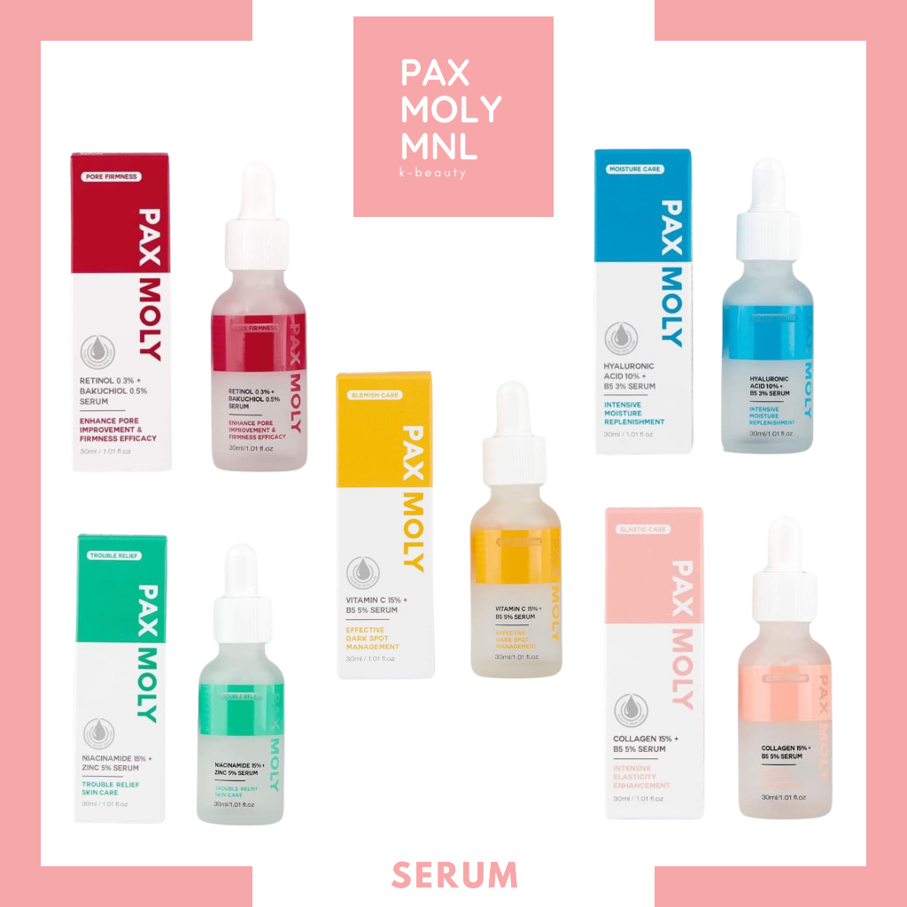 Pax Moly Serum 30ml [Vitamin C, Collagen, Retinol, Hyaluronic Acid ...