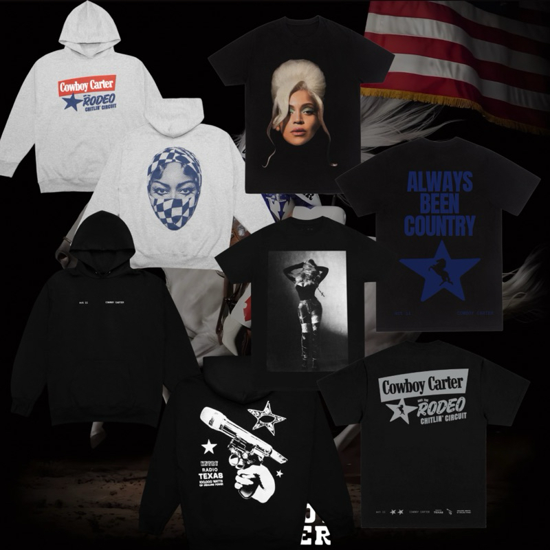 Beyonce Cowboy Carter Official Merch (Recreation) | Shopee Malaysia