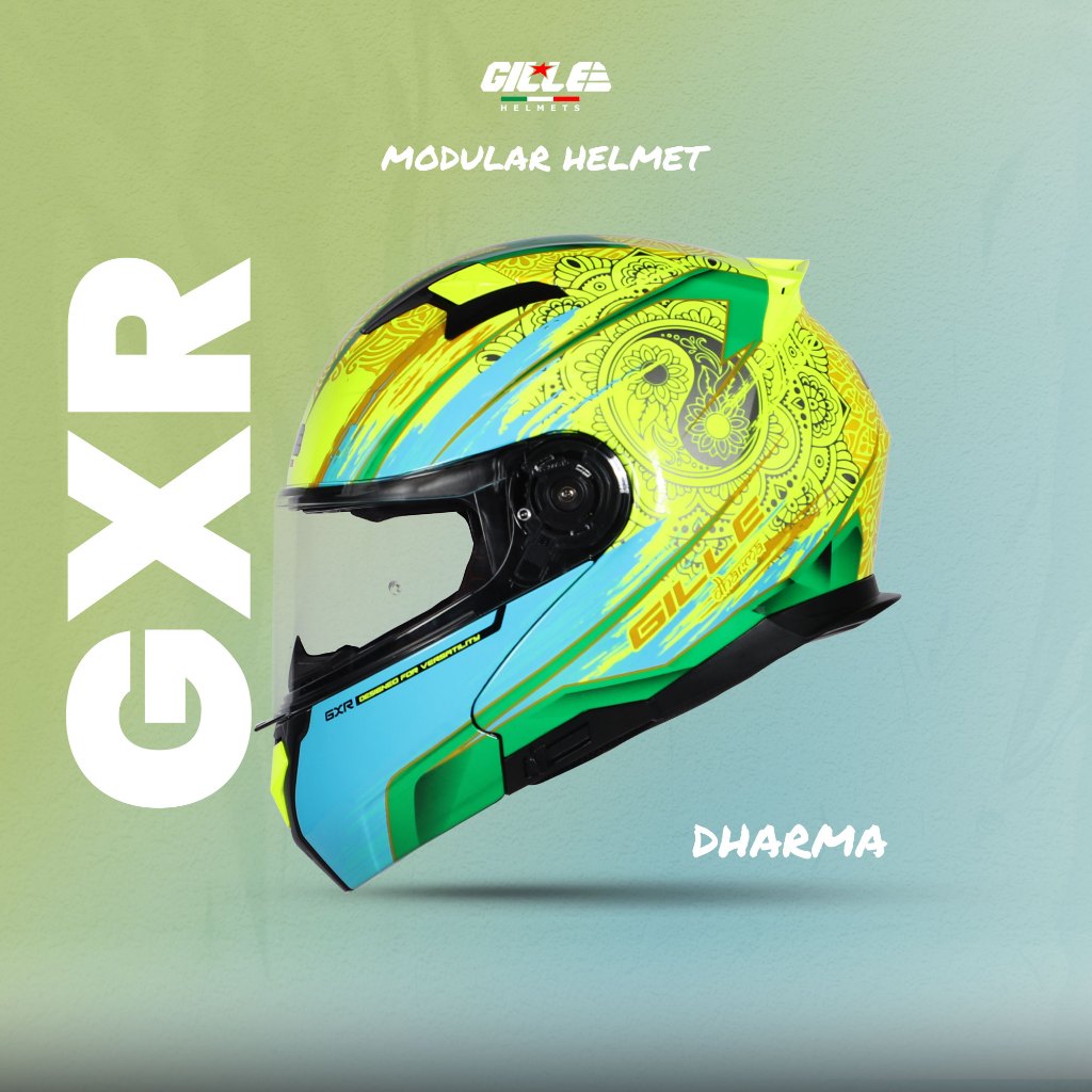 Gille Helmet SH-526 SP-GXR Modular Motorcycle Modular Helmet Dual Visor ...