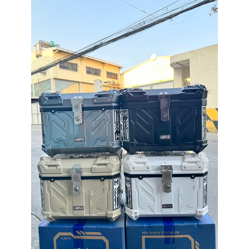Hybrid full design 45L Hard plastic topbox (lightweight) | Shopee Malaysia