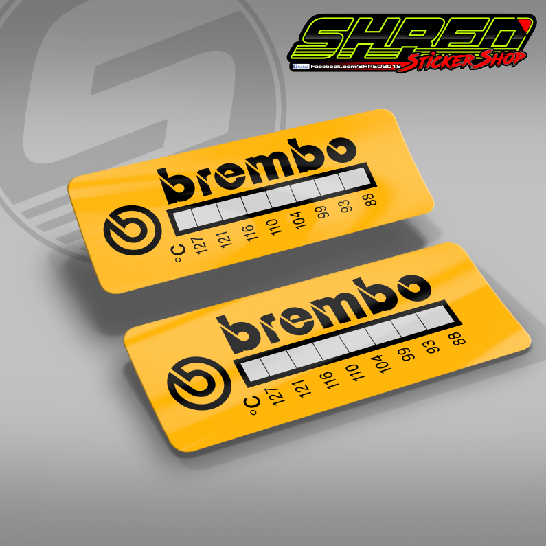 Brembo Caliper Temp Sticker (PAIR) | Shopee Malaysia