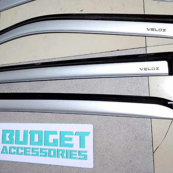 Toyota Veloz Solid Two Tone Rain Gutter Door Visor | Shopee Malaysia