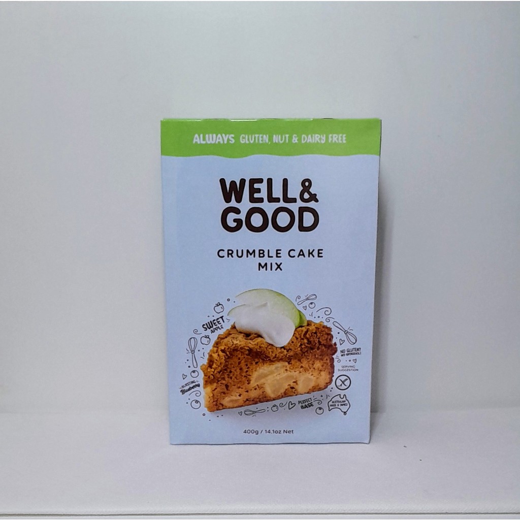 Well & Good Crumble Cake Mix 400g | Shopee Malaysia