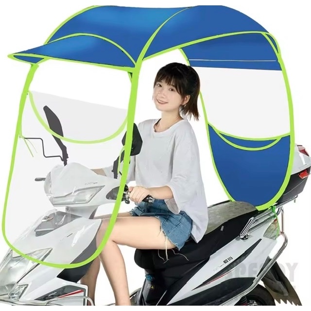Ebike canopy umbrella waterproof sun protection /mobility scooter rain ...